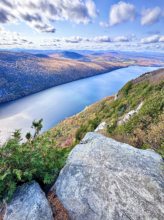 Nature's IMAX: Lake Willoughby stretches out like a silver screen, framed by mountains that could give the Rockies an inferiority complex.