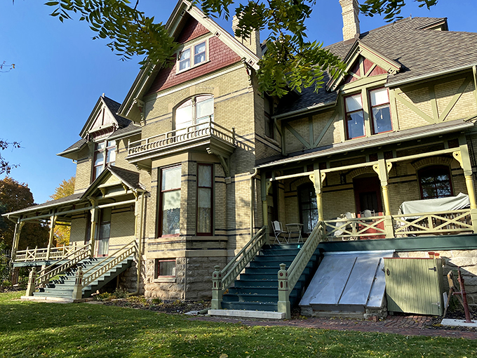 The Hearthstone Historic House Museum: Where Victorian grandeur meets Midwest charm, and every porch is an invitation to step back in time.