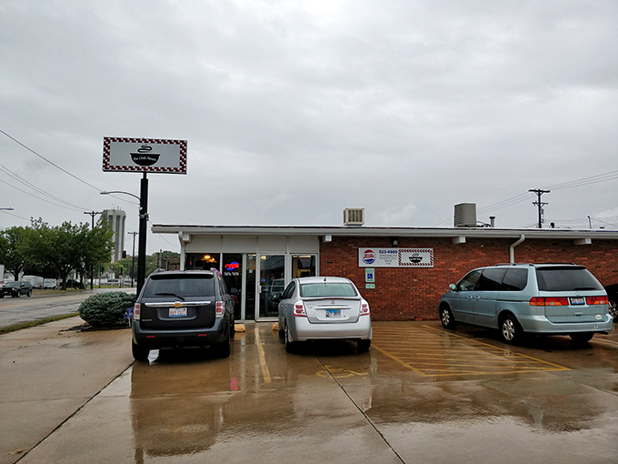 Welcome to chili paradise! This unassuming brick building houses more flavor than you'd expect, like a culinary TARDIS for your taste buds.