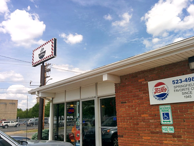 Welcome to chili paradise! This unassuming brick building houses more flavor than you'd expect, like a culinary TARDIS for your taste buds.