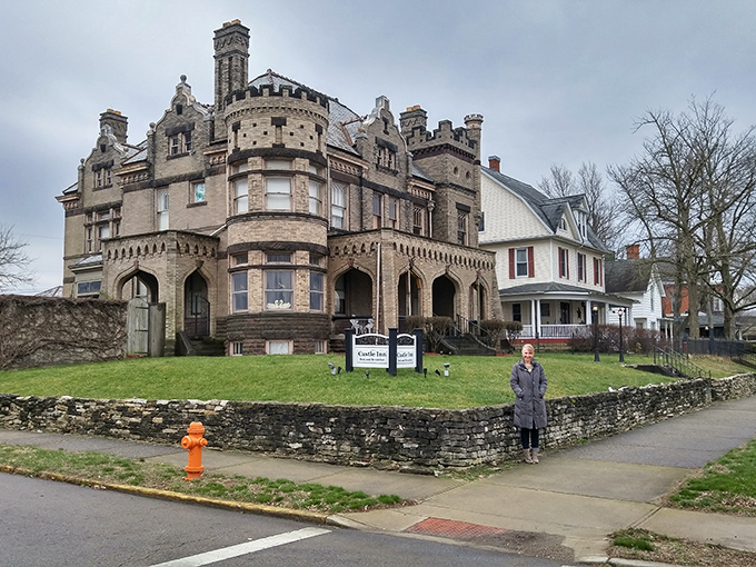 A castle in Ohio? You're not in Kansas anymore, Dorothy! This stunning stone facade brings medieval charm to the heart of Circleville.
