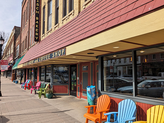 Step into a time machine disguised as a bakery! Hanisch's vintage charm and mouthwatering aromas will transport you to a sweeter era.