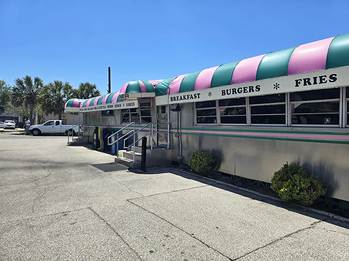 1. exterior dine inside a vintage train car at this nostalgic 1950s style diner in florida