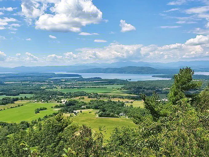 Mother Nature's masterpiece unfolds before your eyes. This view from Mt. Philo is like Vermont's version of the Sistine Chapel ceiling &ndash; breathtaking!