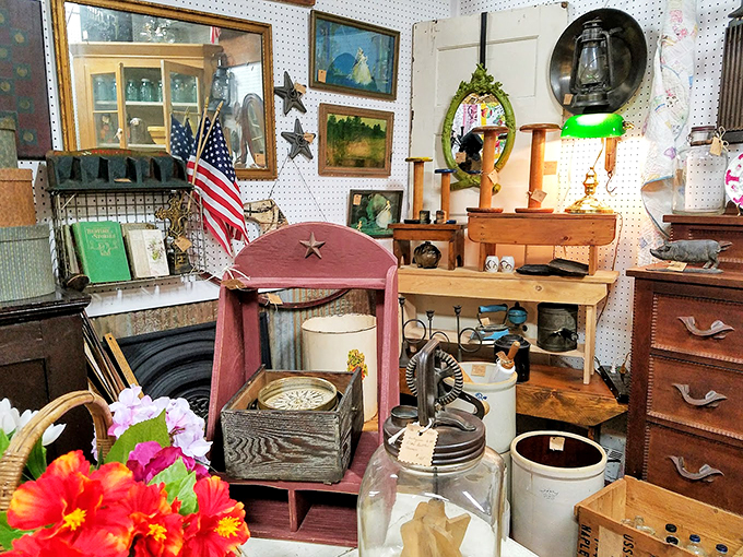 Books, art, and more! This corner is what happens when Pinterest boards come to life. It's curated chaos at its finest.