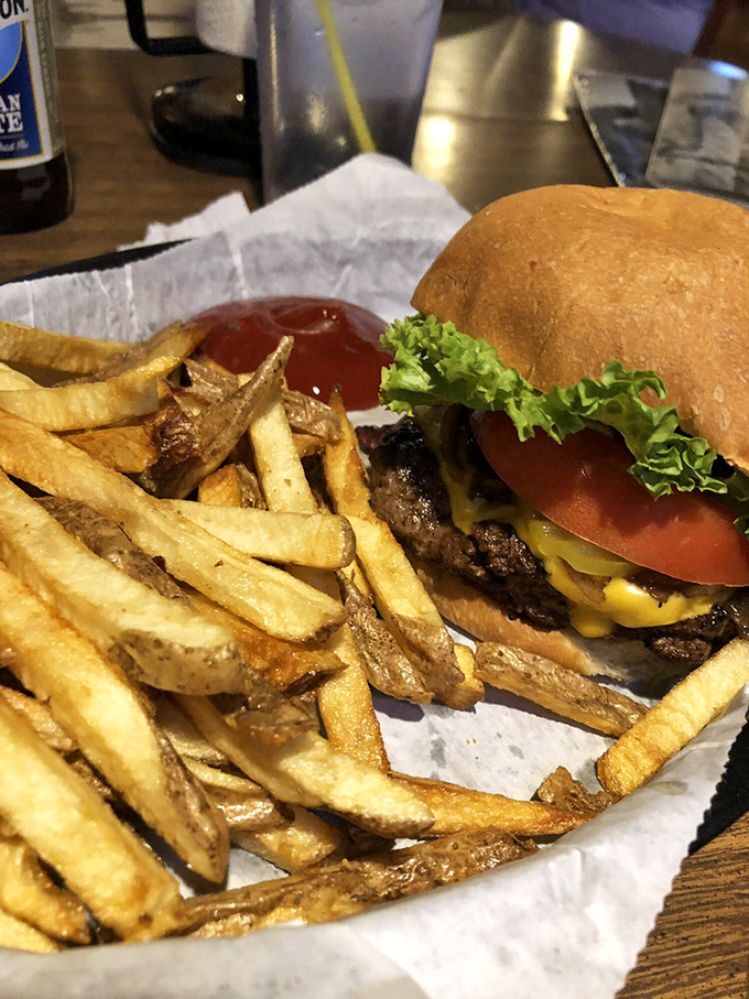 The California Burger: bringing a taste of sunshine to Wisconsin. It's like a beach vacation between two buns.