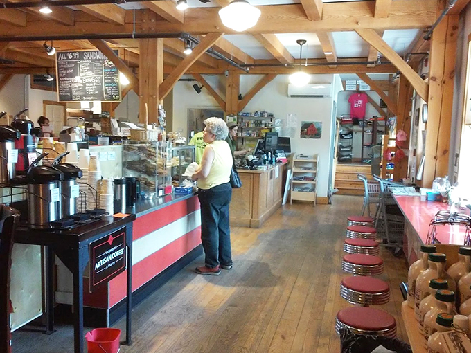 Where everybody knows your name... or at least your sandwich order. This cozy counter is small-town charm personified.