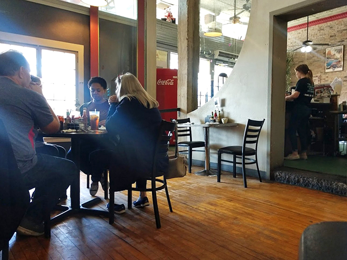 Where strangers become friends over forkfuls of fantastic fare. The breakfast club we all wish we could join daily!