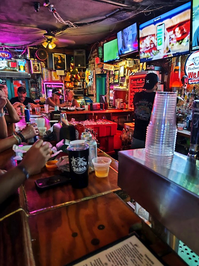 Welcome to flavor town! This lively bar scene is where memories are made and diets are forgotten.