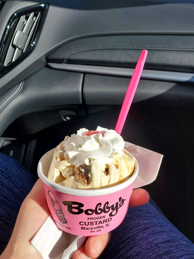 Gingerbread concrete: Christmas in a cup, no matter the season. Santa would approve!