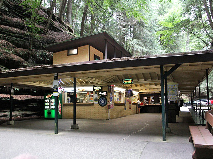 After conquering Witches Gulch, refuel at this charming pit stop. Because even intrepid explorers need their snacks!
