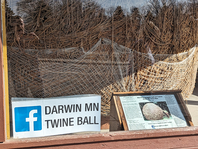 Breaking news: Local man creates ball, world goes wild! The twine that binds a community together.