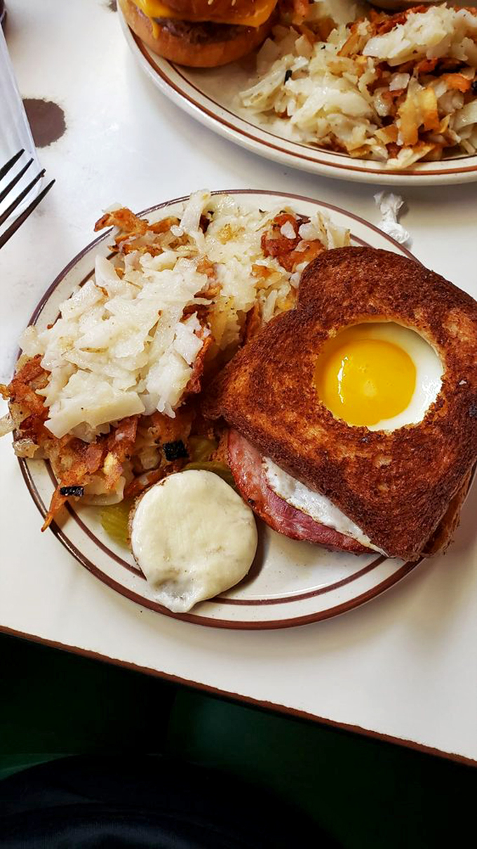 Eye spy deliciousness! The One-Eyed Jack is a breakfast sandwich that's watching you&hellip; and daring you to finish it.