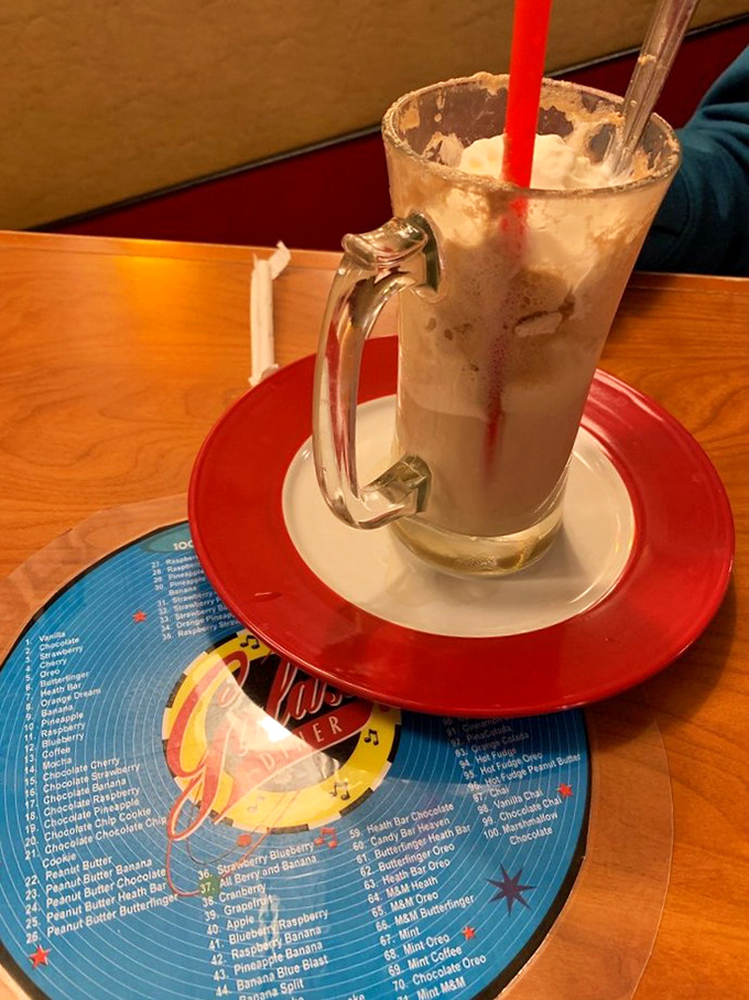 Red cow milkshake? More like red-carpet milkshake! This creamy concoction is ready for its close-up, Mr. DeMille. It's the Marilyn Monroe of dairy desserts &ndash; irresistible and unforgettable.