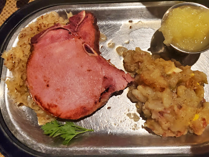 A steak that's more dressed up than most of us on a Friday night. Talk about meat and greet!