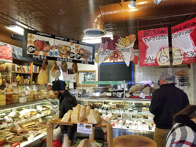 Say cheese&hellip; and meat&hellip; and everything in between! This deli counter is a carnivore's dream and a vegetarian's temptation.