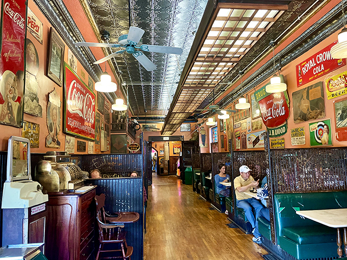 People-watching paradise! At Yesterdog, the characters are as colorful as the decor. It's dinner and a show!