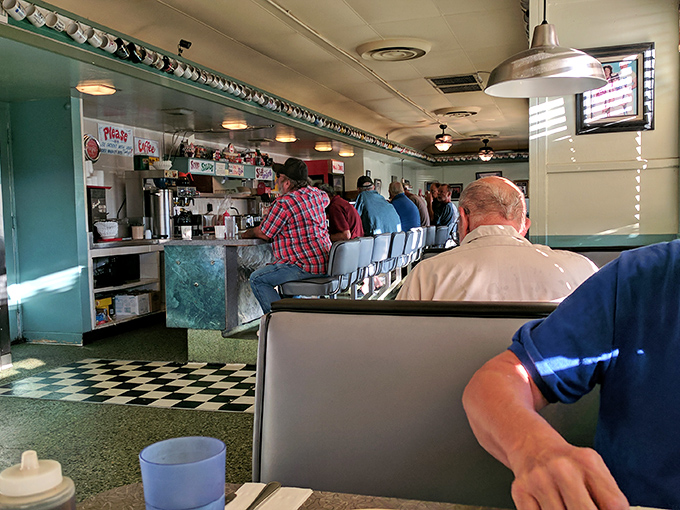 At the counter, life's great debates unfold: Crispy or soggy bacon? Over-easy or scrambled? The waitstaff have heard it all.