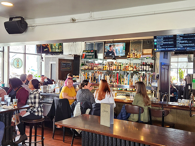 Where everybody knows your name... or soon will! Stanley's bustling bar scene is like "Cheers" for the 21st century, with better lighting.
