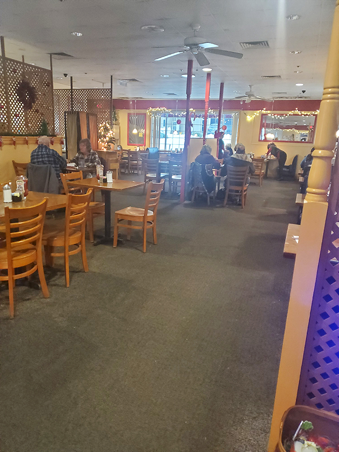 Where everybody knows your name... or soon will! This diner's warm atmosphere invites conversation and community.