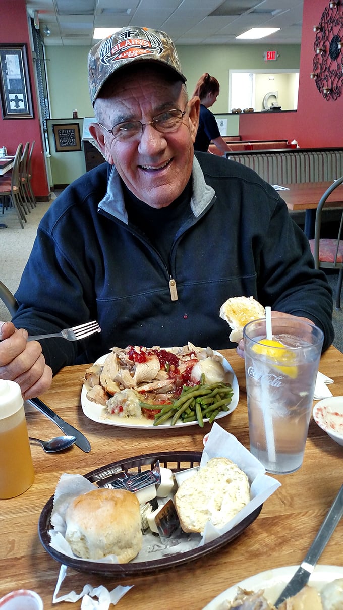 No fancy tablecloths here, just good food and even better company. It's the kind of place where calories don't count (we wish).