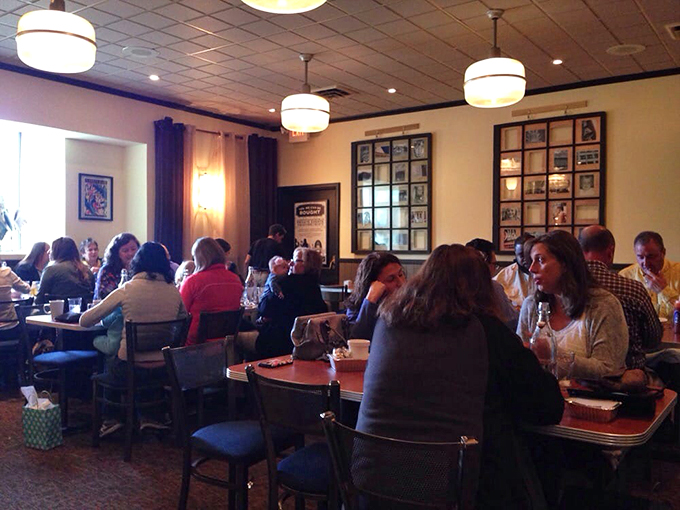 It's not just a meal, it's a social event! More lively chatter here than a PTA meeting... and way better food.