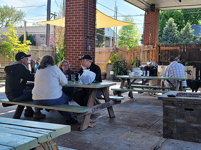 Gather 'round, meat enthusiasts! These picnic tables aren't just for eating; they're for making memories and new barbecue buddies.