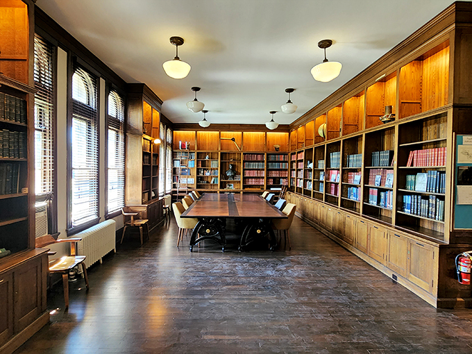 Shh! You're in the astronomer's lair. This library holds more secrets than a teenager's diary, all bound in leather and cosmic wonder.