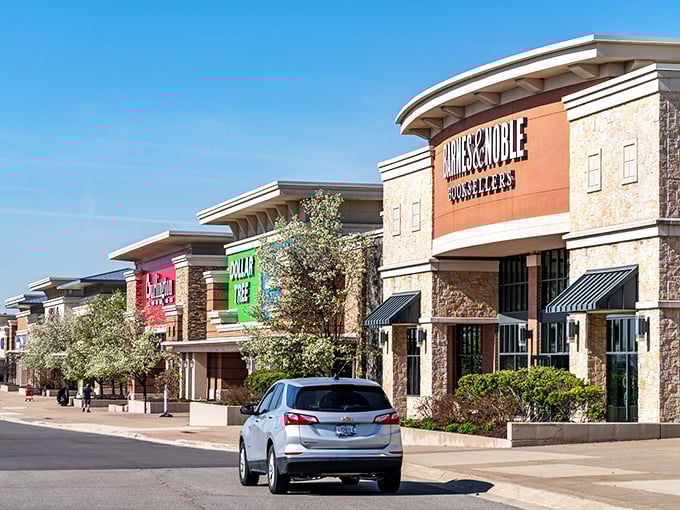 Retail therapy, Allen Park style. This shopping center has more options than a choose-your-own-adventure book, minus the risk of being eaten by a grue.