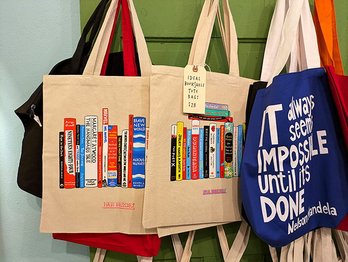 Tote-ally awesome! These bags are like wearable libraries, perfect for book lovers and fashion-forward word nerds alike.