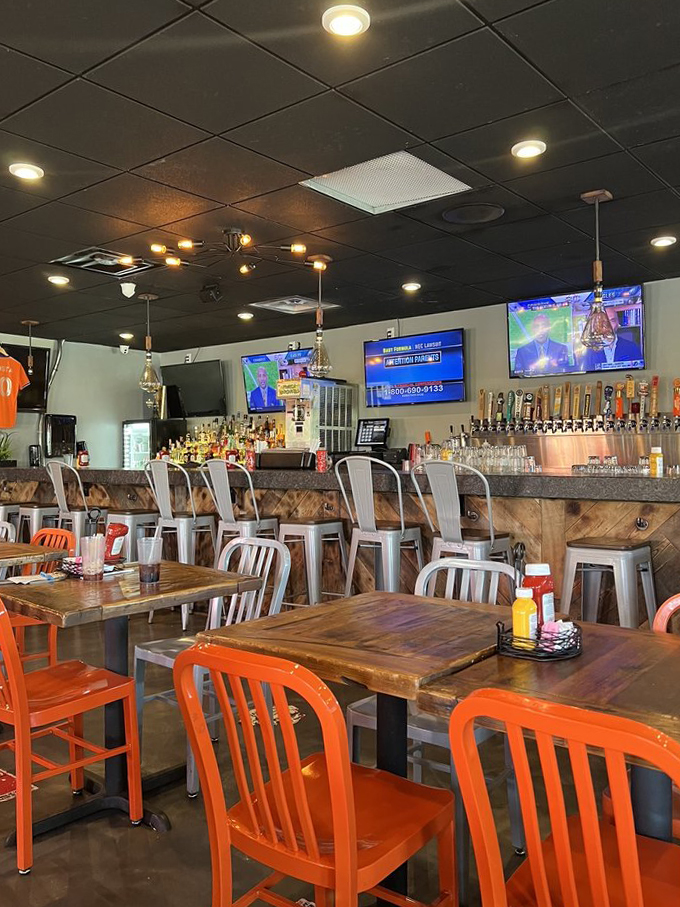 Pull up a chair at Sammy's bar! It's like the Millennium Falcon of watering holes – rugged, charming, and ready for adventure.