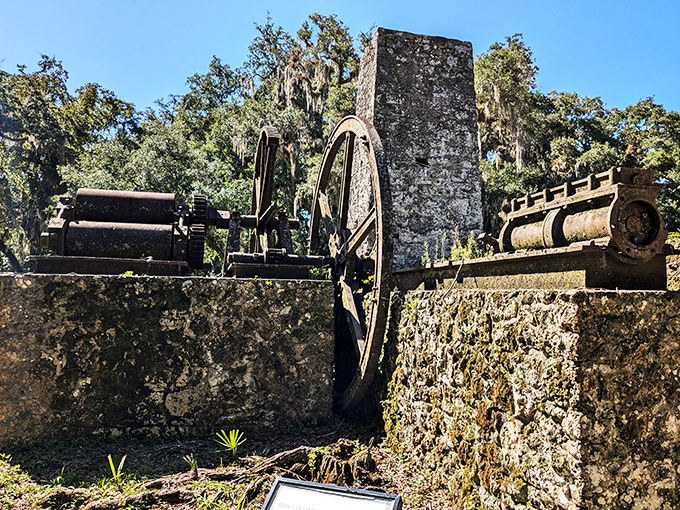 Limestone walls stand sentinel, guarding secrets of the past. If these stones could talk, they'd spin tales sweeter than molasses.
