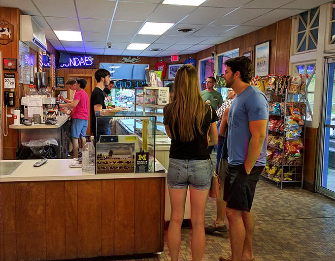 Ice cream brings out the kid in everyone. These customers are living proof that joy comes in scoops, not years.
