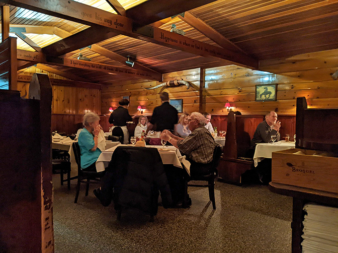 Where strangers become friends over sizzling steaks. It's like Cheers, but with better food and fewer bar fights.