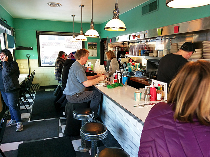 Breakfast at the bar – where early birds catch both the worm and the best seat in the house.