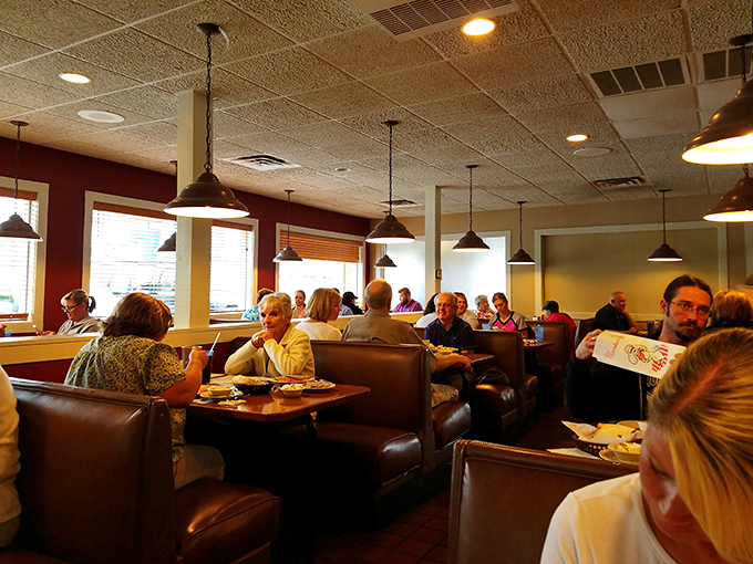Where the magic happens! Mel-O-Dee's counter is like a front-row seat to a delicious symphony. Watch the culinary conductors at work!