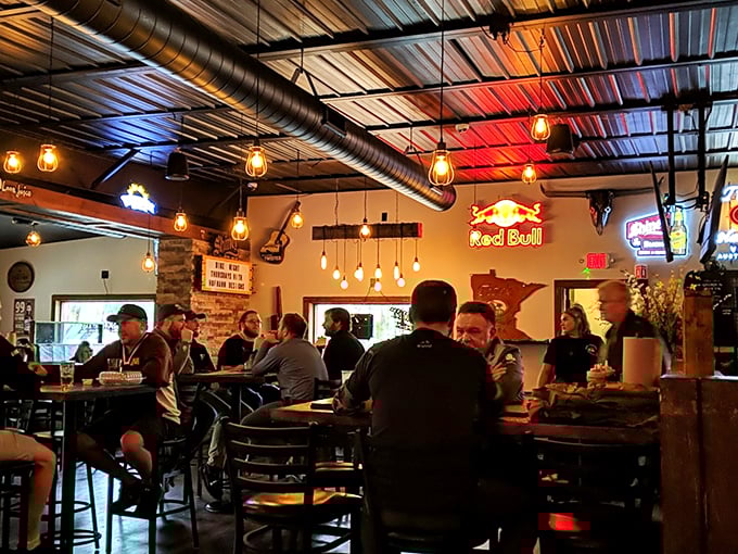 Happy faces and full plates. This lively dining room is where strangers become friends, united by their love of great barbecue and good times.