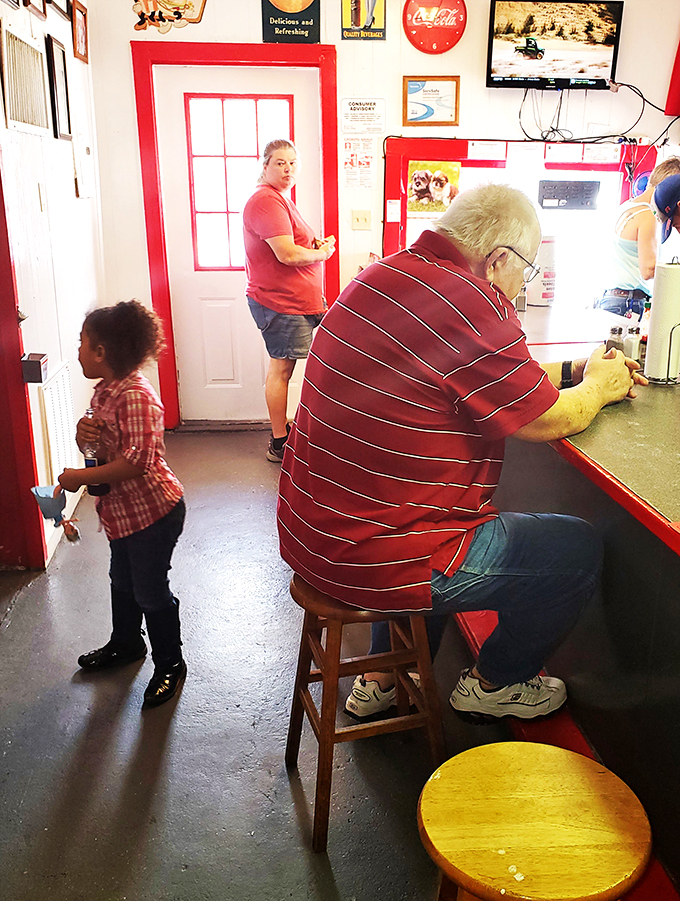 A slice of Americana, served fresh daily. This scene could be straight out of a Norman Rockwell painting – with better hot dogs.
