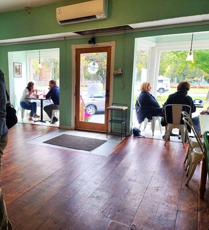 A gathering of food enthusiasts or a secret society of flavor seekers? Either way, these diners are in for a treat!