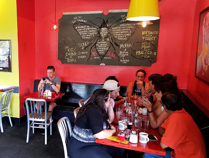 Breakfast club in session! These happy diners are living proof that good food and good company are the best way to start the day.