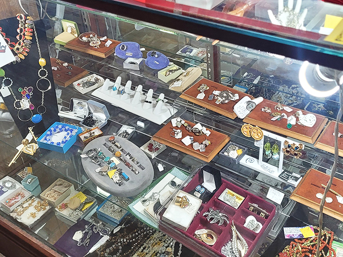 Forget Tiffany's; this jewelry case is where it's at! From art deco dazzlers to groovy '60s pieces, there's bling for every decade.