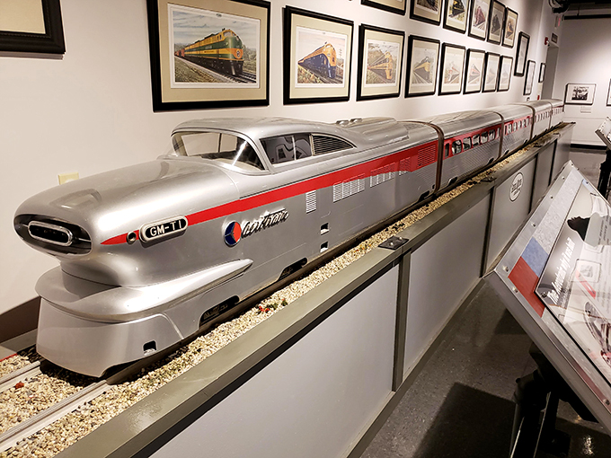 It's a small world after all &ndash; at least in train form! This miniature marvel proves good things come in small packages, especially when they're chugging along the tracks.