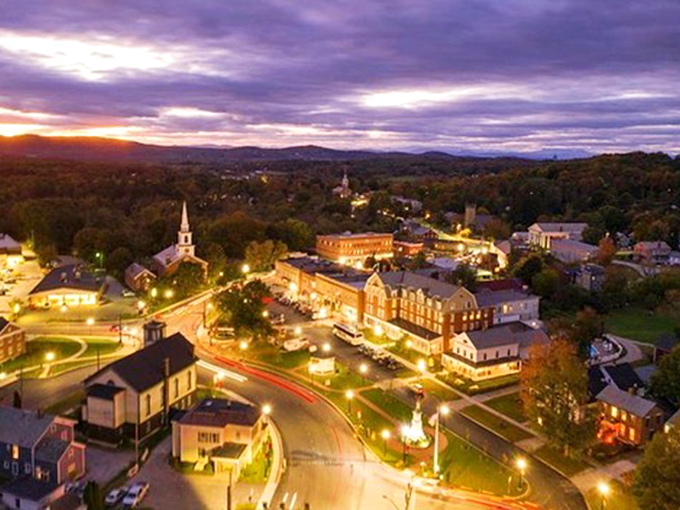 Follow the holiday lights to Brandon. This charming town is a detour into pure Vermont magic on your festive journey.