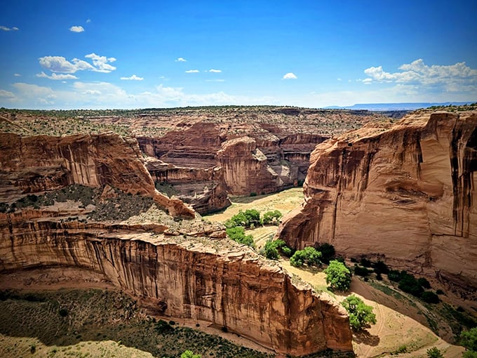 Ancient high-rise living: Cliff dwellings perched on sheer rock faces make modern apartments look downright boring.