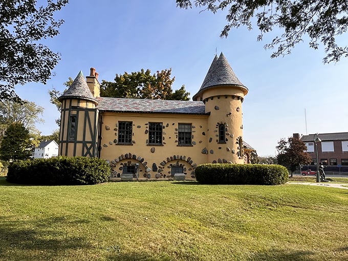 Castle sighting! No need to travel to Europe when you can find this storybook wonder right off the Michigan highways.