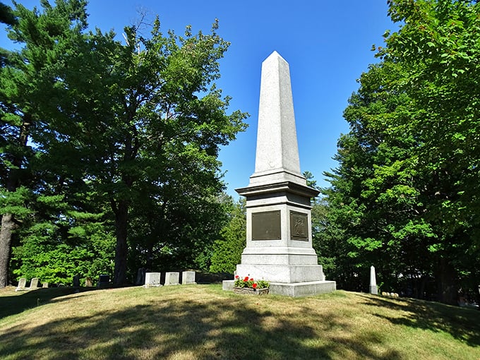 Maple Grove Cemetery: where Bath's history rests... or does it? Mind the statues &ndash; they might be keeping an eye on you.