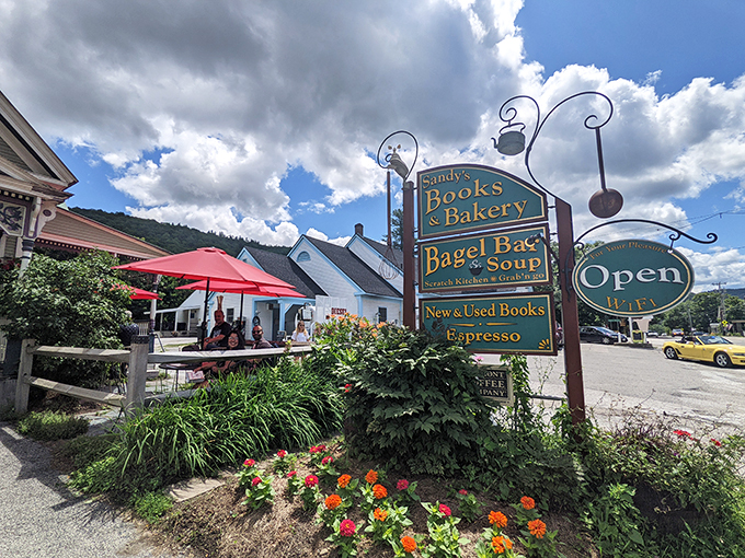 Read between the lines... of pastry! Sandy's is a plot twist on your culinary journey.