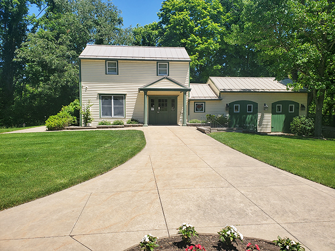 Schoepfle Garden: Where a music professor composed with petals instead of notes. Mozart would be green with envy!