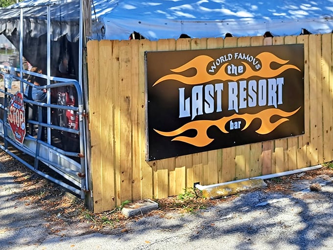 The Last Resort: Where the only thing killer is the atmosphere. This biker bar has a colorful past and an even brighter future.