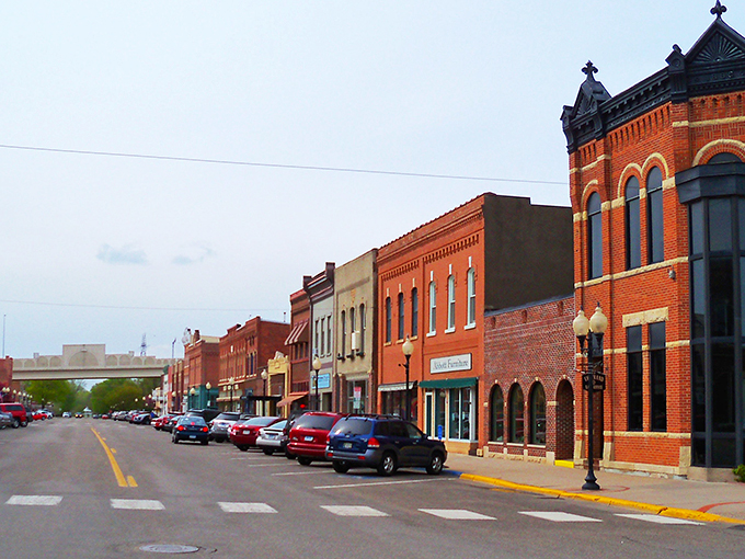 Wabasha: Where eagles soar and the Mississippi flows. This street's got more personality than a bald eagle's hairdo!